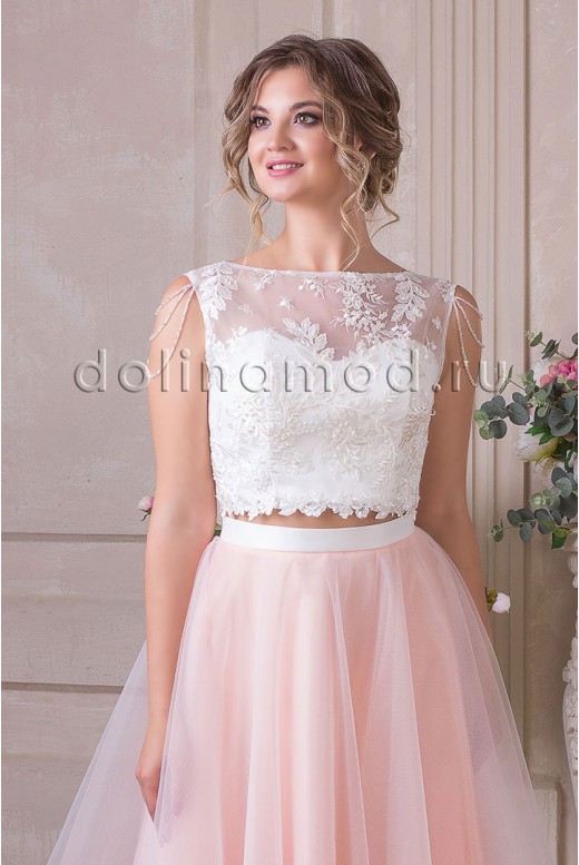 Коктейльное платье кроп-топ оптом от производителя